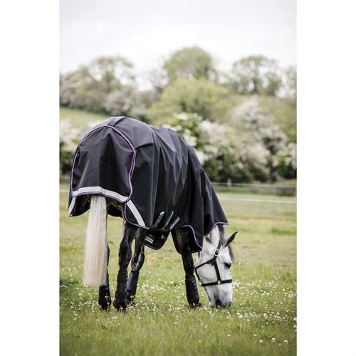 Horseware Ireland Rambo Supreme Turnout Lite 0g, Color: Navy/Burg,DustyBlu&NVY, Size: 81 (AAASA0-BQDB-81)