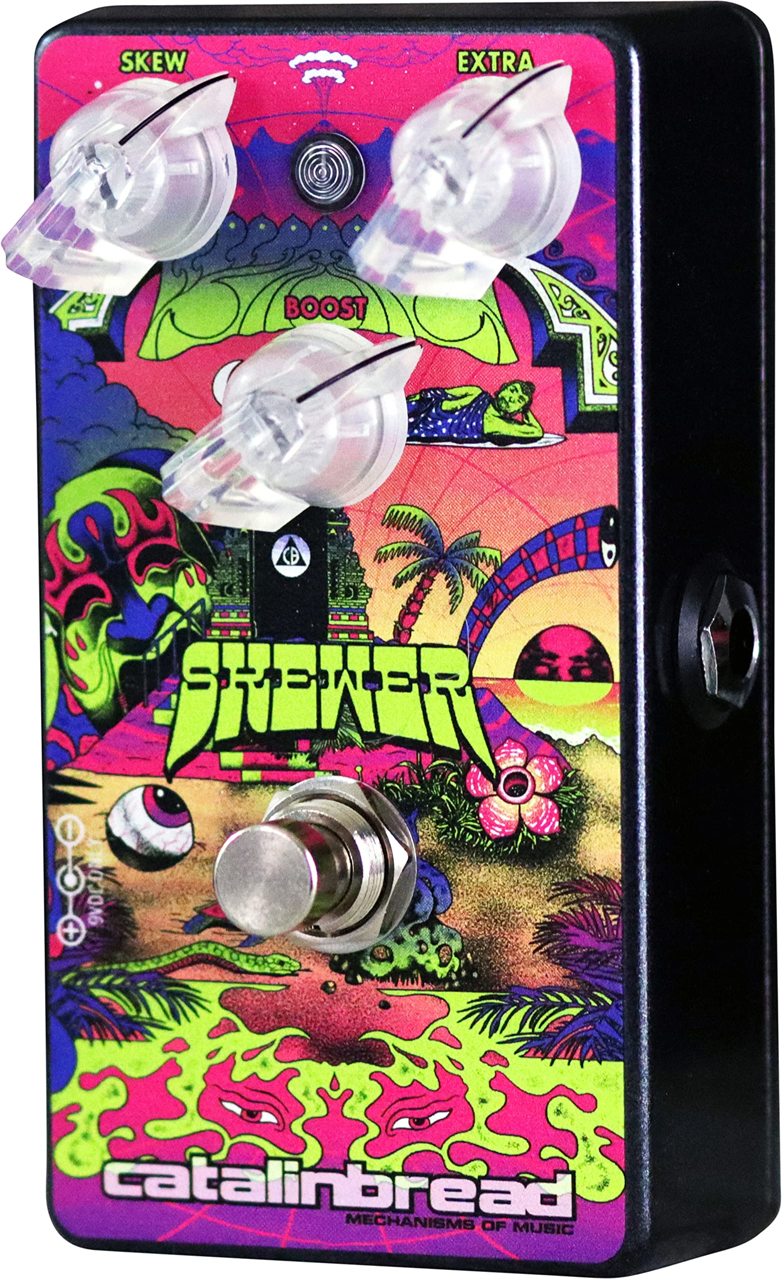 Catalinbread Skewer Boost Pedal, Multi (853710004895)