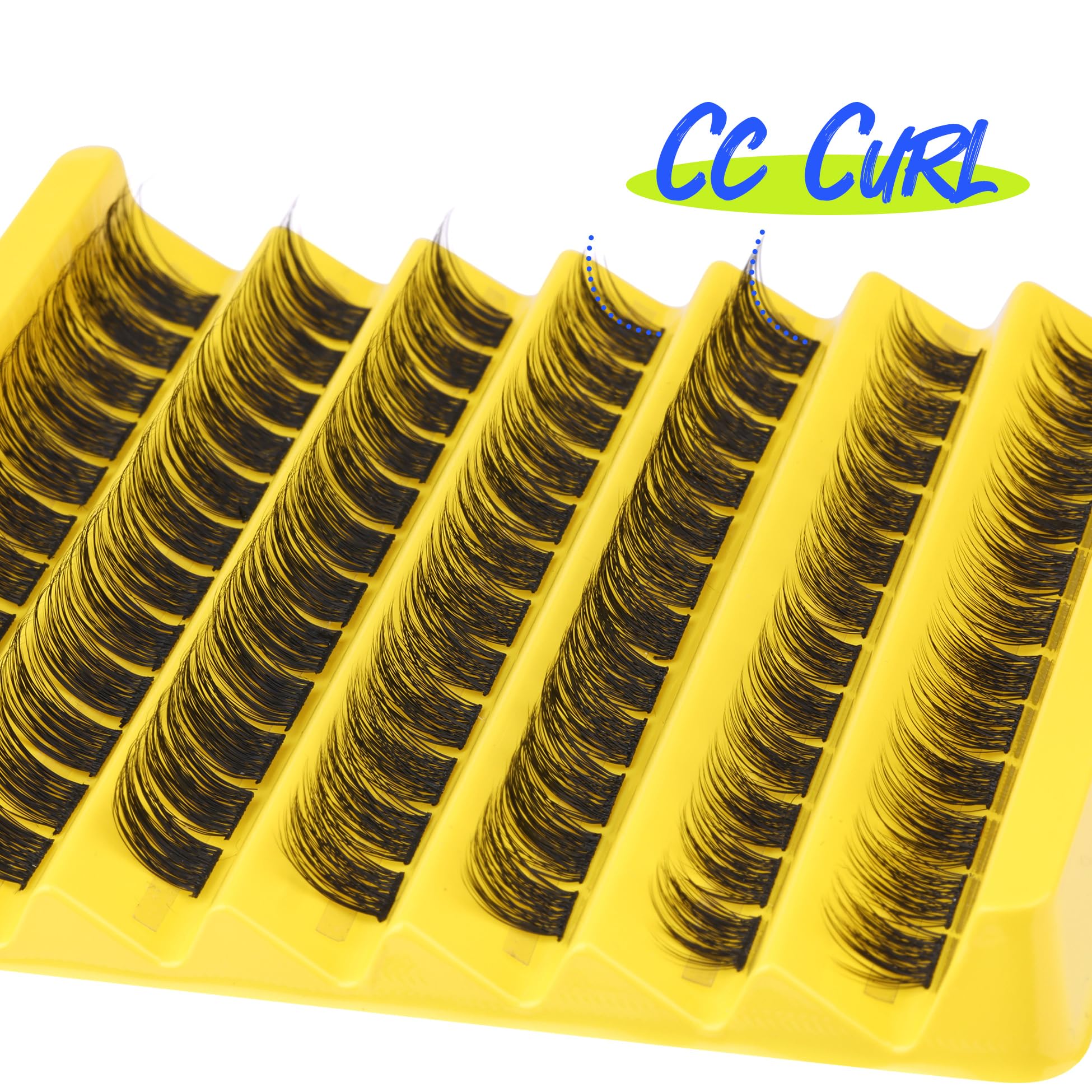 Cluster Lashes Natural Look Wispy Lashes Extensions 84 Pcs DIY at Home C D Curl 10-16MM Eyelash Individual Clusters by Mavphnee