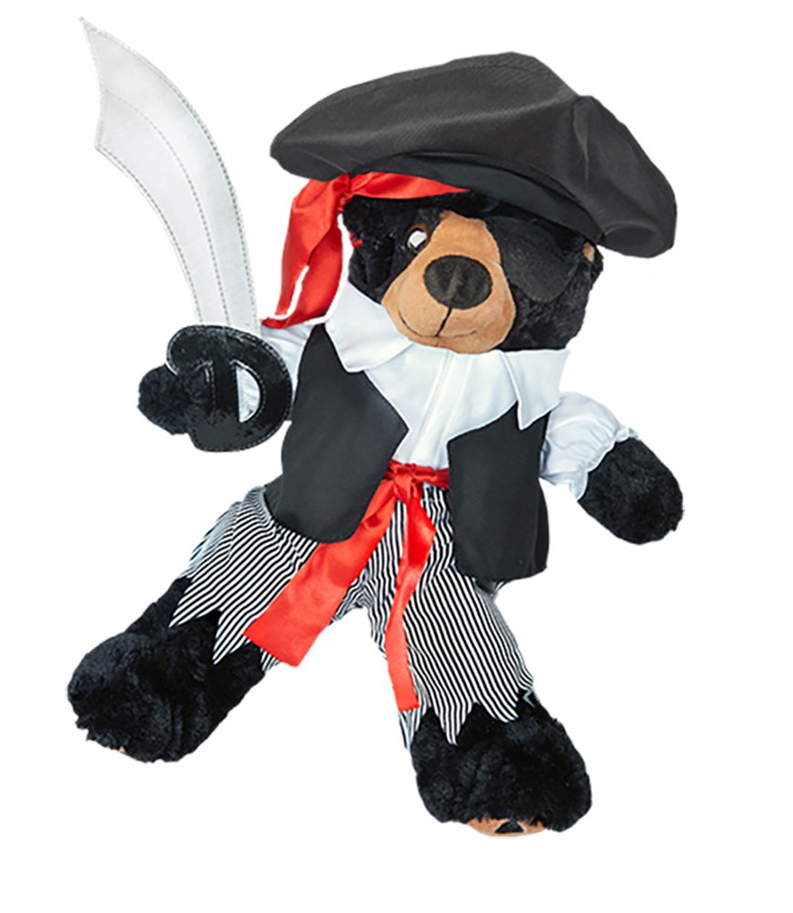 Pirate Boy W/Sword outfit Teddy Bear Clothes Fits Most 14" - 18" Build-A-Bear and Make Your Own Stuffed Animals