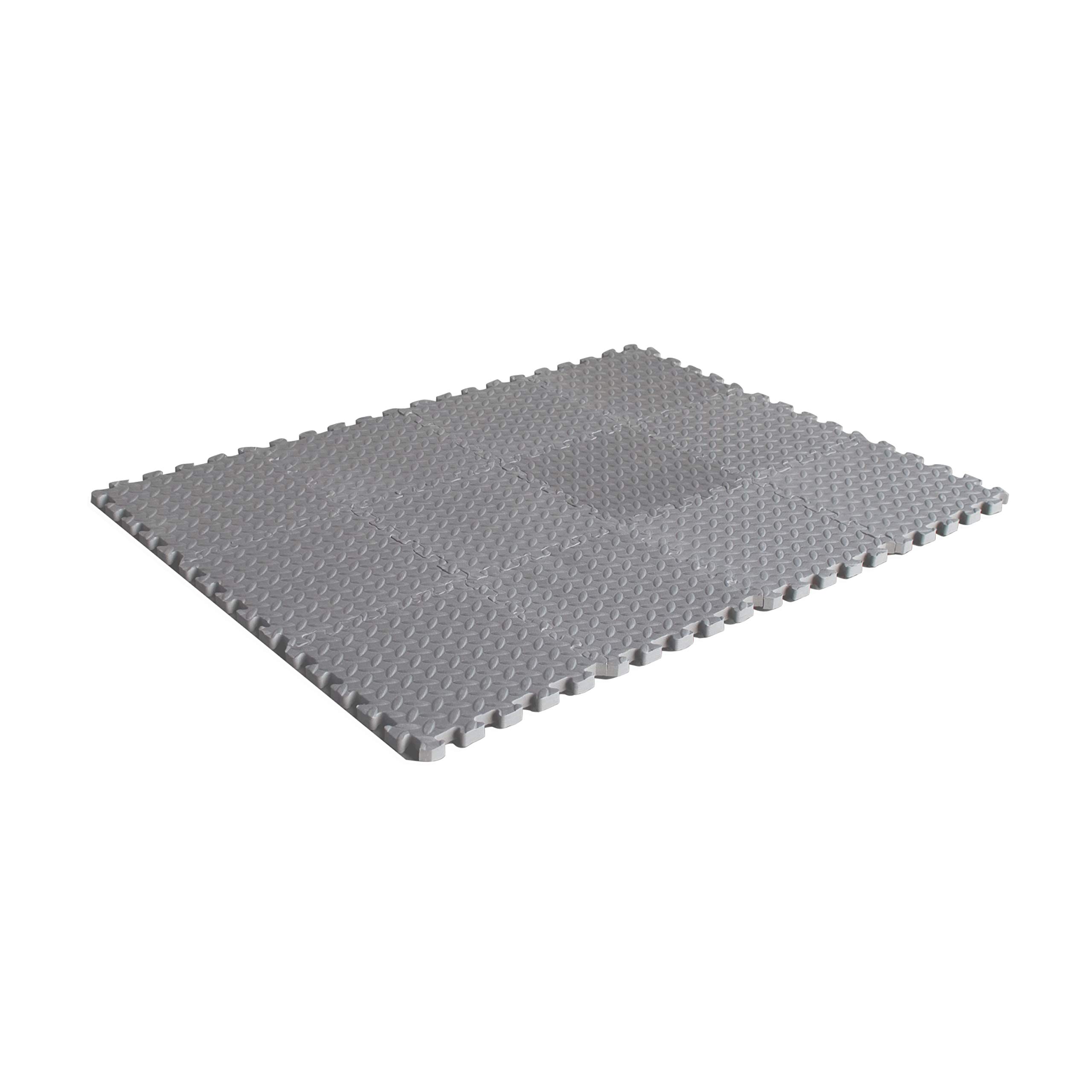 CAP Barbell 12-Piece EVA Foam Equipment Mat , black