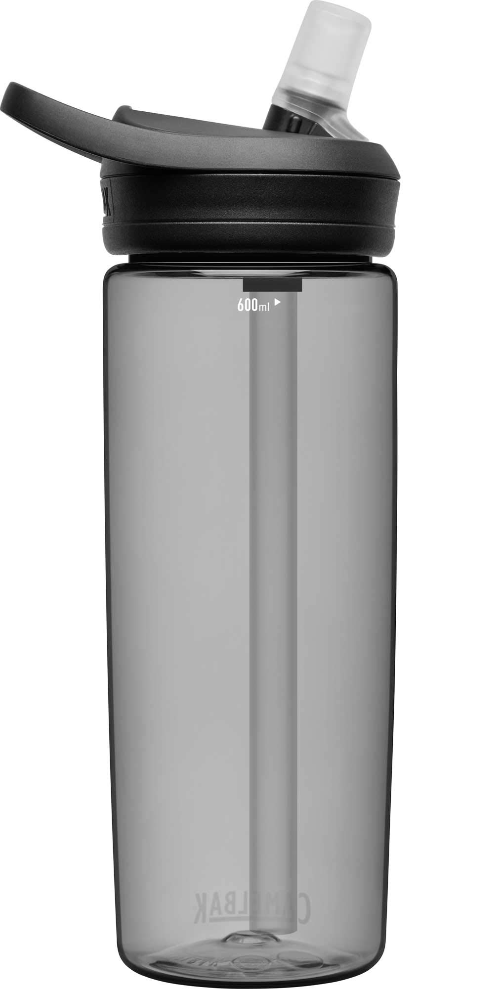 CamelBak eddy+ BPA Free Water Bottle, 20 oz, Charcoal, .6L