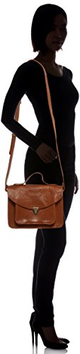 Paul Marius MAD-25 Shoulder Bag, Insertion Lock, Flap Shoulder Bag, Miss George, Brown