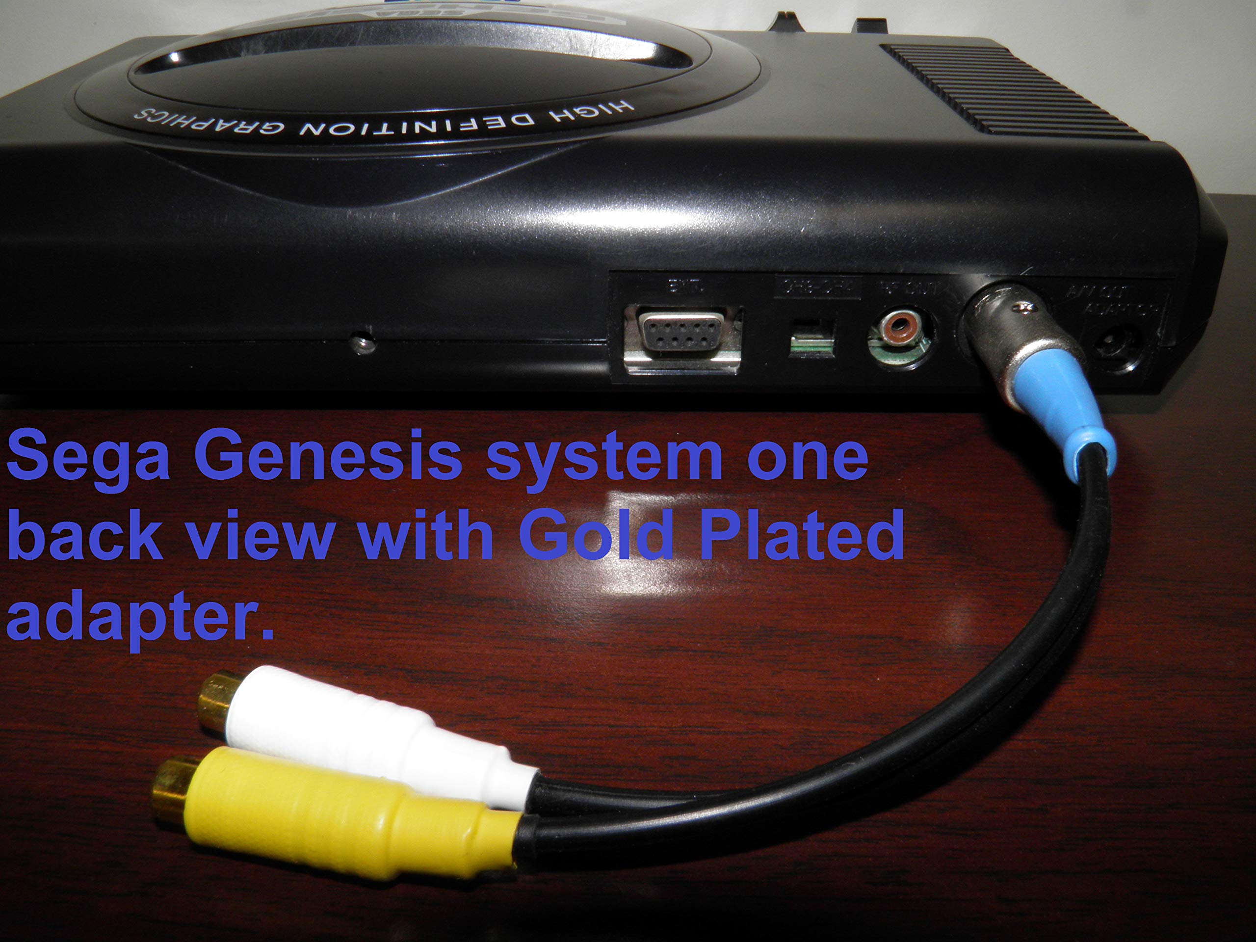 Ultimate Gold Plated Video/Audio for The Sega Master System and The Genesis one (10 Feet)