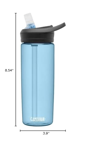 CamelBak eddy+ BPA Free Water Bottle, 20 oz,True Blue, .6L