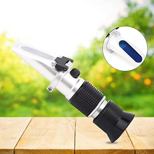 Fafeicy Refractometer Concentration Meter Brix Tester 0-90% for Automatic Temperature Compensation