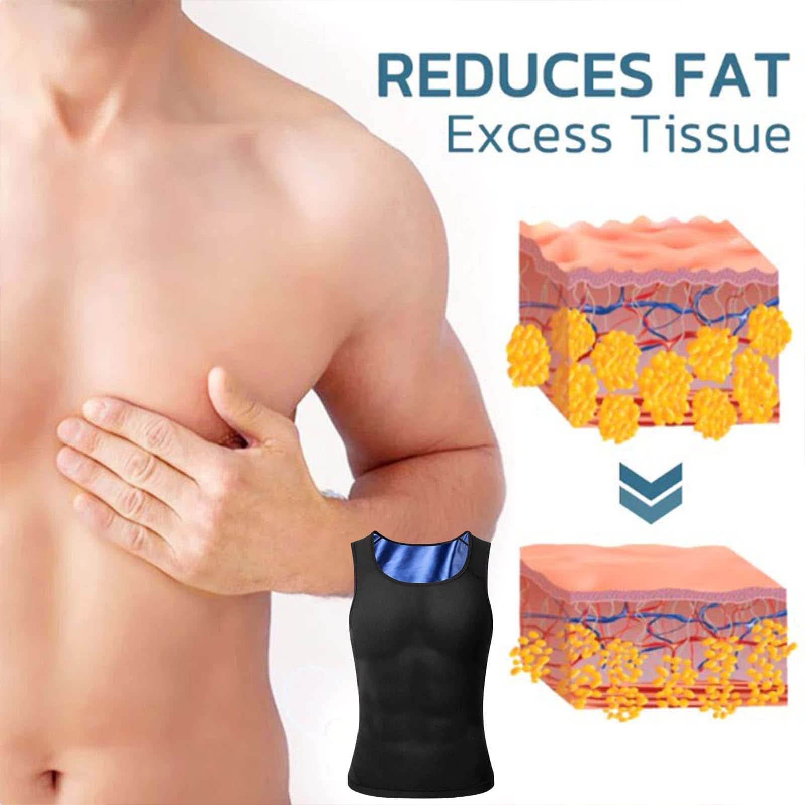 CGTFY Gynecomastia Compress Tank Top-Compression Tank Top Men Chest Compression Shirt Black