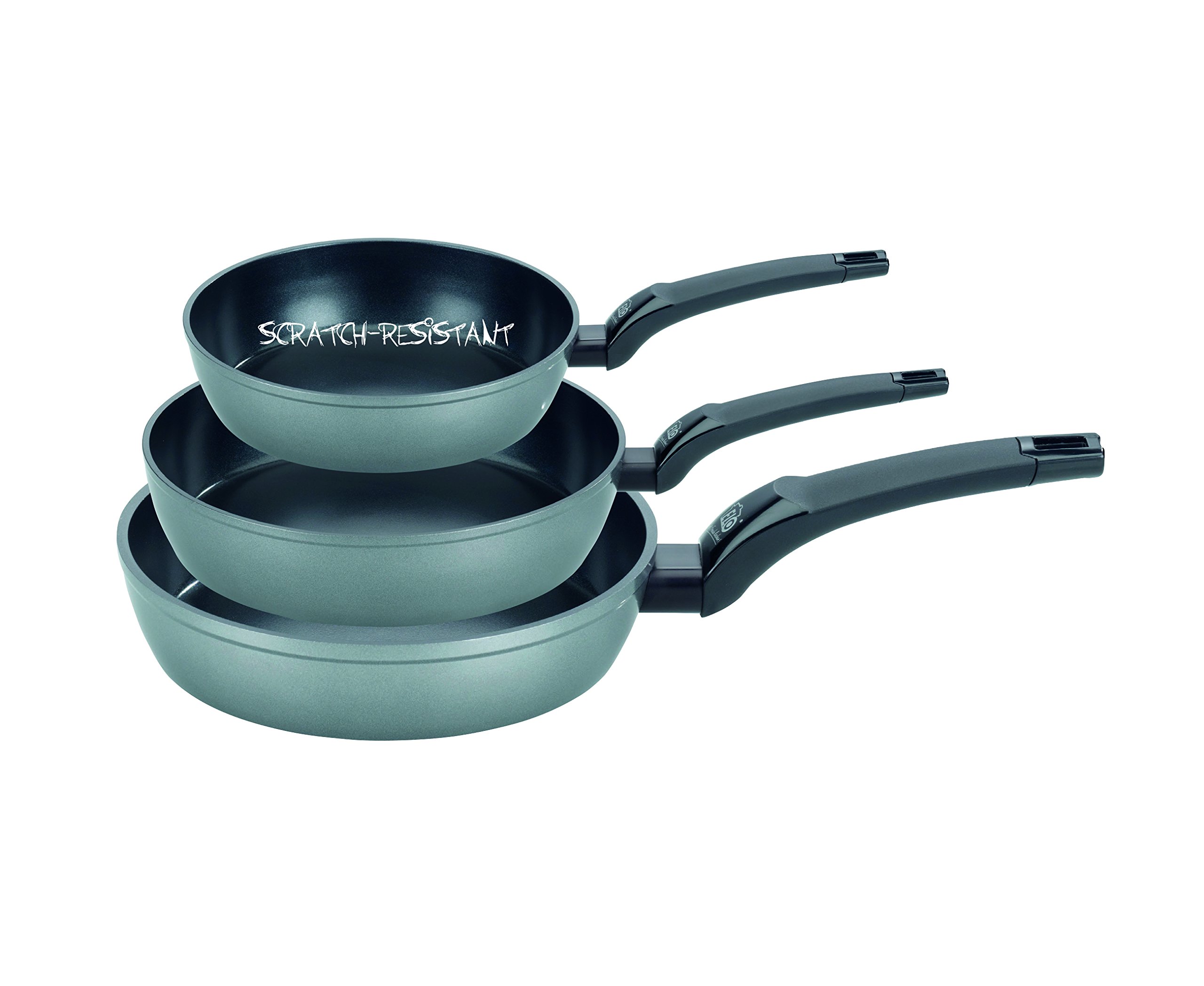 ELO Pure Edition Kitchen Induction Cookware Frying Pan with Thermoceramica Non-Stick Scratch Resistant Coating, 9.5-inch