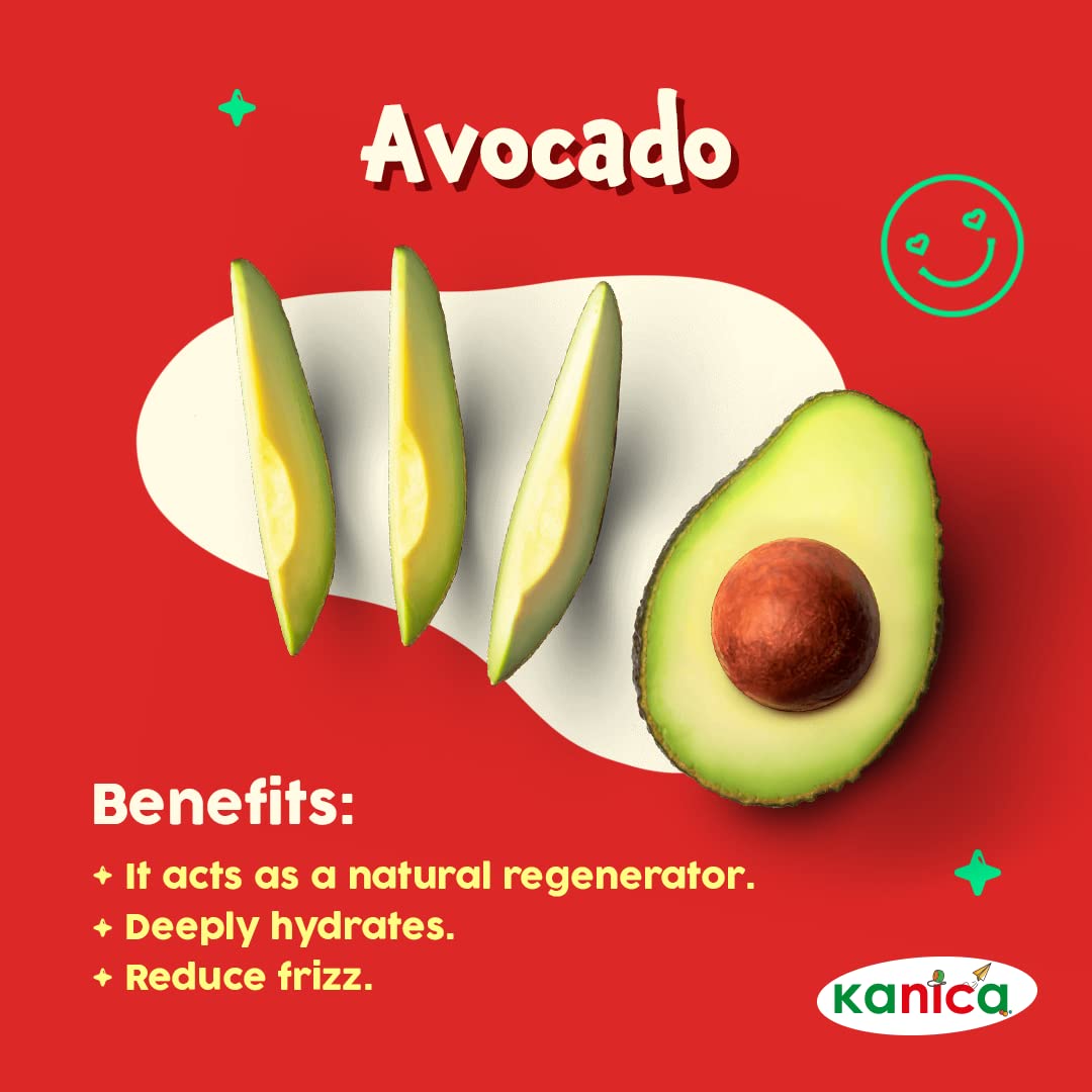 KANICA Shampoo Paraben Free with Aloe Vera and Avocado. Shampoo for Family