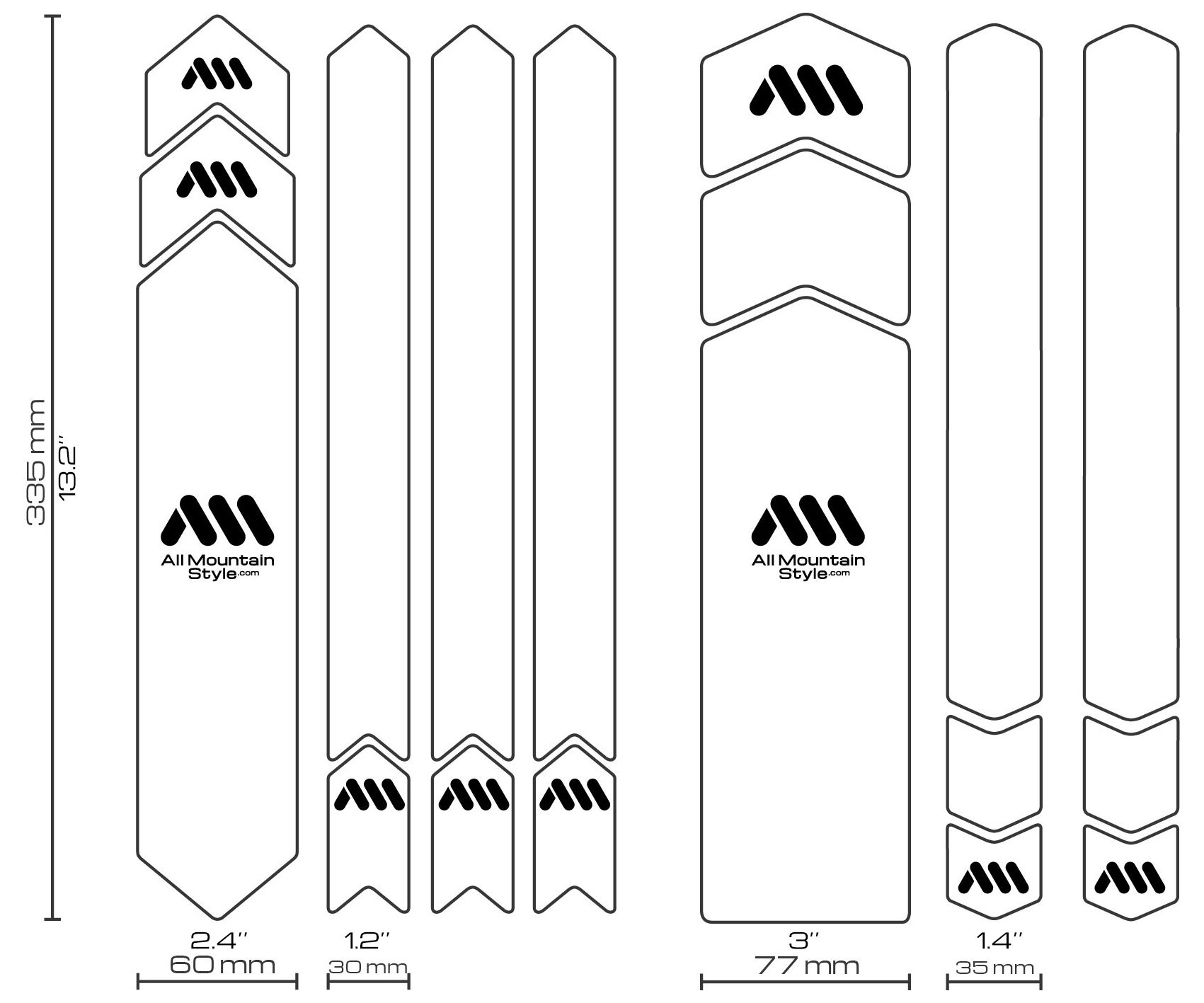 Complete Bike Frame Protection System - 18 Pieces Clear Honeycomb PVC, Universal Fit, Impact-Resistant, Easy Install