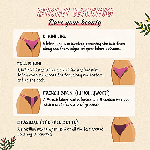 Hard Wax Beads, Ajoura 1lb Refill Wax Beans for Hair Removal Kit, Brazilian Coarse Waxing for Bikini, Face, Eyebrow, Back, Chest, Legs, Armpit, At Home Waxing Beads for Women Men
