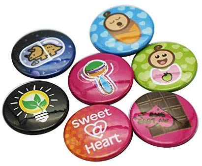 ChiButtons Kit 75mm (3") Button Maker Badge Press Machine-B400 + 75mm Round Die Moulds + 100 set Pin Button Components + Adjustable Circle Cutter (Black-new)