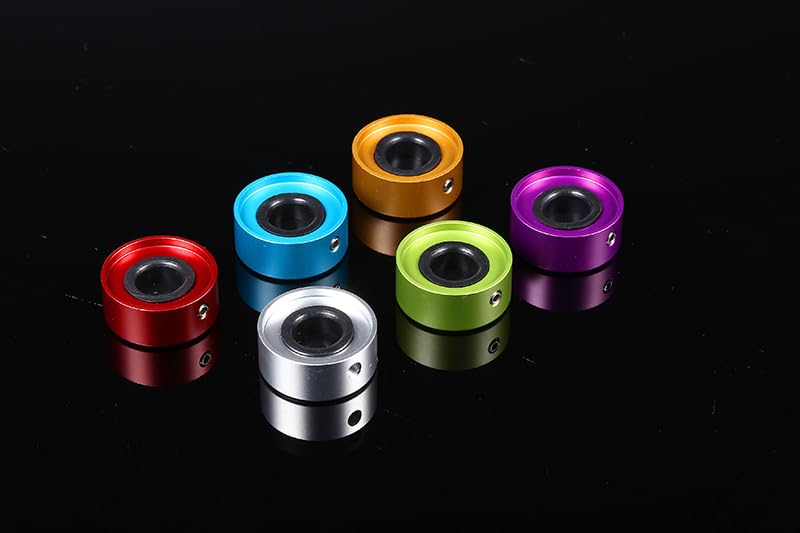 SOLUTEK Footswitch Topper Guitar Pedal Button Caps with 3 Set Screws and Protective Fitting Increasing Accuracy,Comfort for Common Switches diameter of 3/8"| SOLUTEK BUTTONS V1 12Pcs Mix-colors