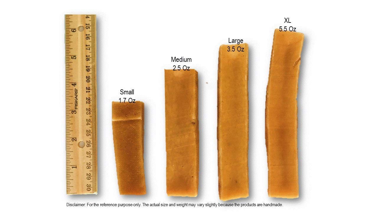 KATHMANDU'S - Authentic Himalayan Cheese Dog Chews - Large, 1-Count - for Improved Dental Hygiene & Protein-Rich Nutrition, No Preservatives