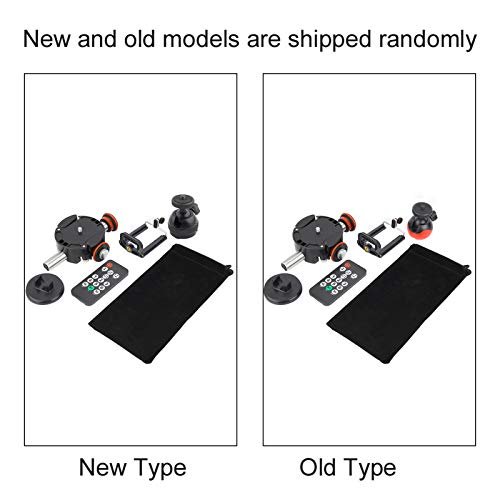Camera Video Track Dolly, Electric Slider Photography Car L8X with Wireless Remote Control a Small Camera Mount Adjustable 2 Wheels for Action Cameras for Phone