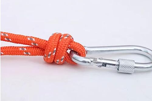 NorthPada 6 mm 32 FT 10 Meter Floating Rope Anchor Mooring Rope Boat Rope Marine Rope Dock Lines Kayak Canoe Tow Throw Line Reflective Orange