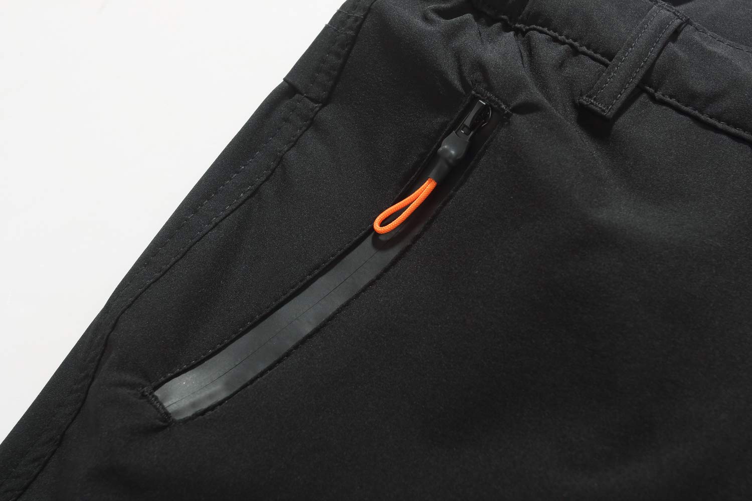 Camii Mia-Womens-Hiking-Pants-Running Pants Water Resistant Outdoor Camping Work Out Slim Fit (26W x 30L, Grey)