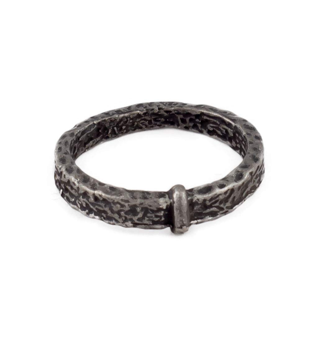 Costume Agent Celtic Knot Wedding Ring Outlander Stainless Steel Prop Accessory (Size 6) Grey