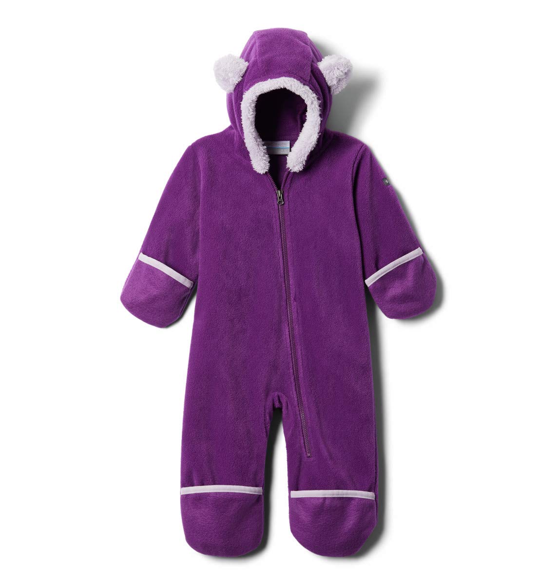 Columbia Infant Tiny Bear II Bunting, Warm, Soft Fleece Plum