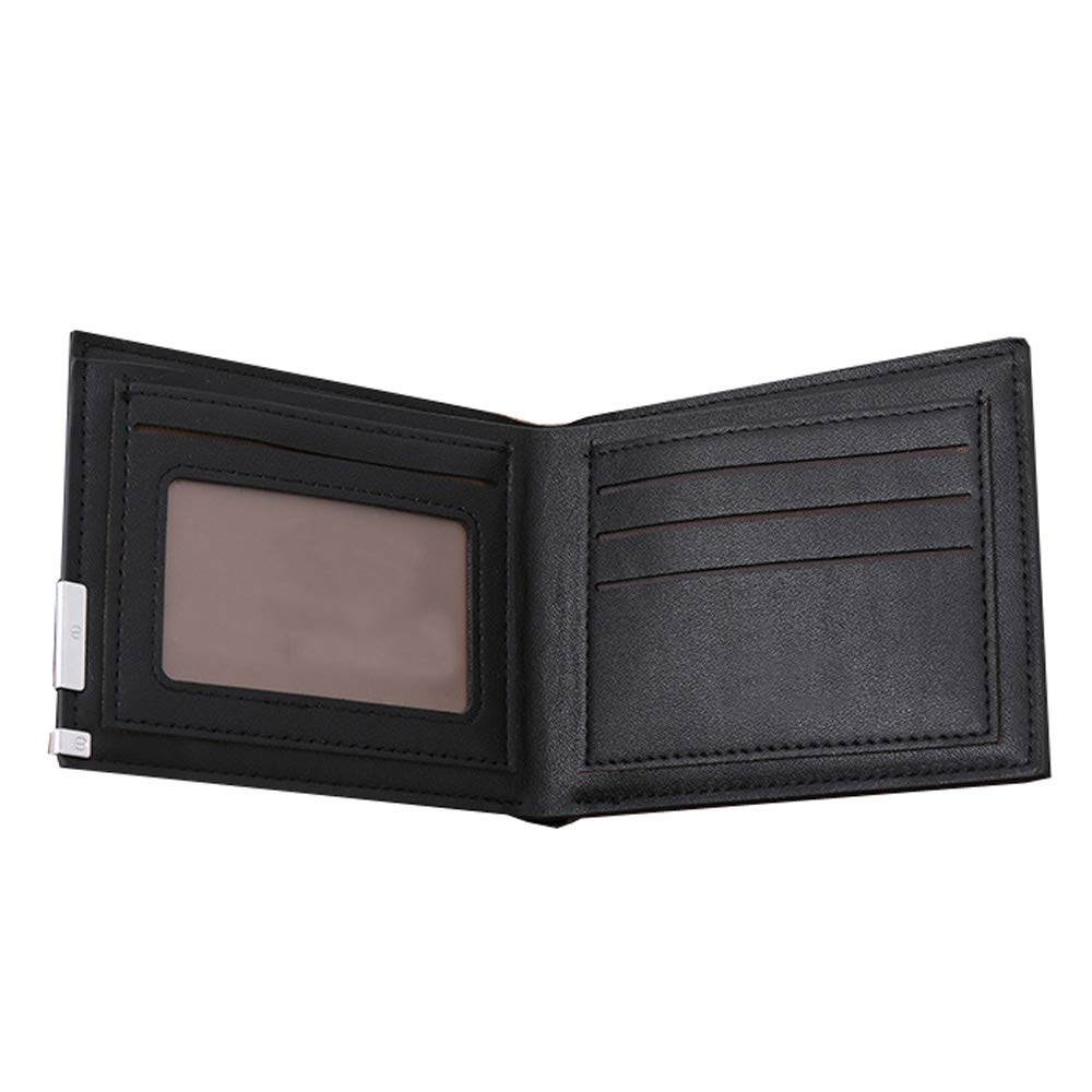 TPS SCP Foundation Gold Print Pu Leather Short Wallet Long Coin Purse Men Money Bag SCP ID Card Holder Women Change Clutch (2)