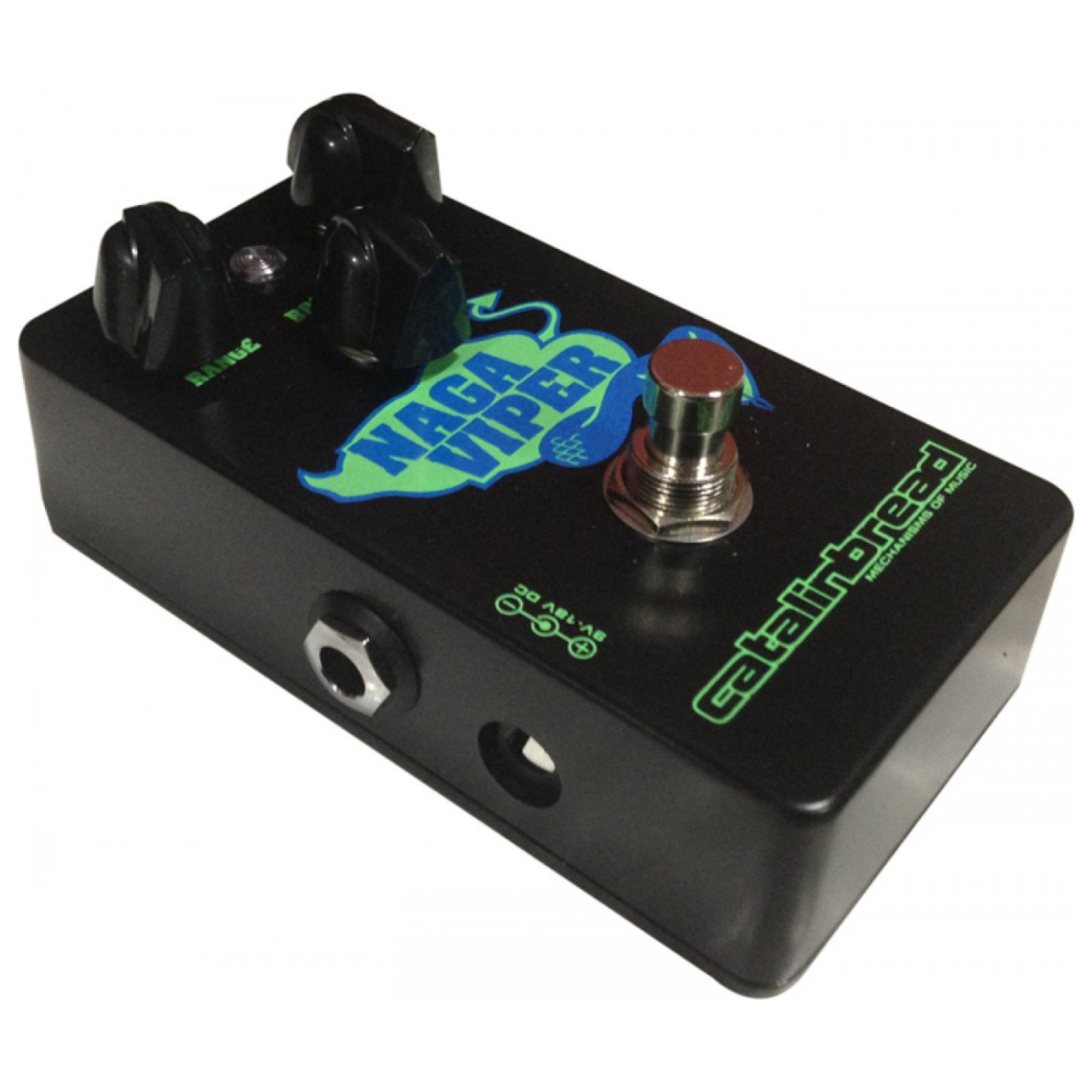 Catalinbread Naga Viper Treble Boost Pedal w/ 3 Guitar Cables