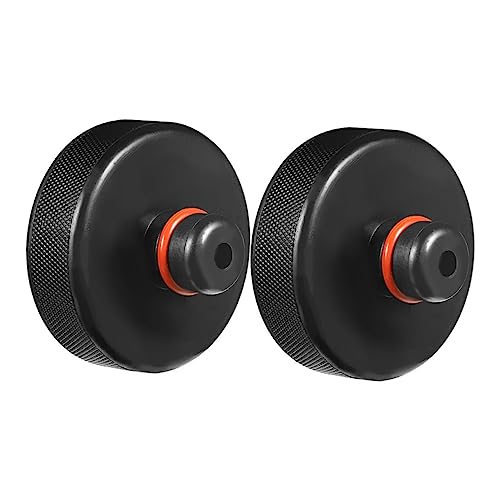 Milisten 2pcs Rubber Mat Frame Holder Stand Tool Stand Jack Point Pad Car Accesories Weld Jack Support Rubber Auto Jack Pad Car Jack Rubber Pad Car Repair Accessories Protection Guide