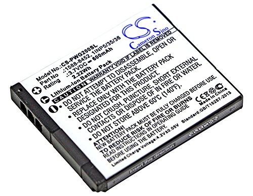 Cameron Sino New Replacement Battery Fit for Panasonic RP-WFG20, RP-WFG20E, RP-WFG20E-K, RP-WFG20H(600mAh / 2.22Wh)