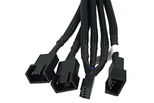 Phobya 3-Way PWM Splitter Cable (Power 3 PWM Fans from a Single Connection!)