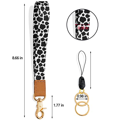 POPLOPP Wrist Lanyard for Keys, Durable Keychain Wristlet for Women Men, Cute Key Chains Strap for Car Keys, ID Holder, Wallet