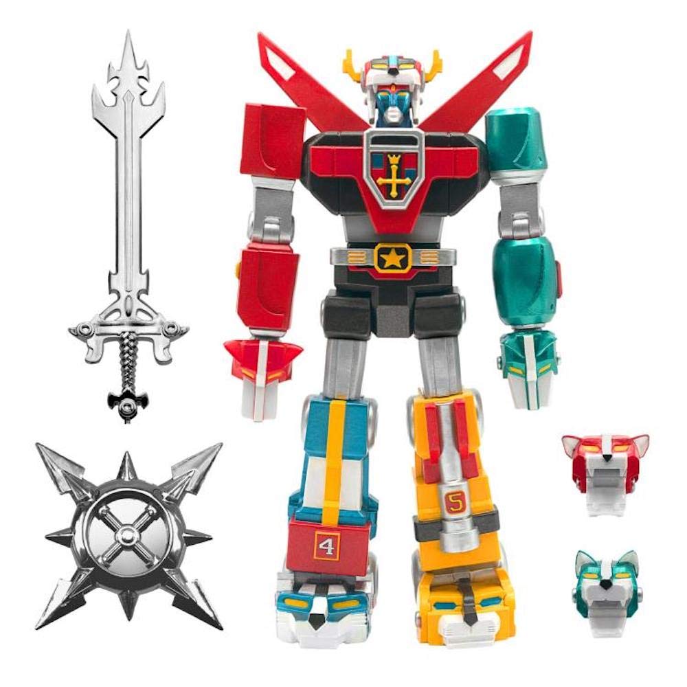 SUPER7 Voltron Defender of The Universe Super7 Ultimates Toy Deco Metallic Paint 7-Inch Collector's Action Figure VOLTW01-DOU-01