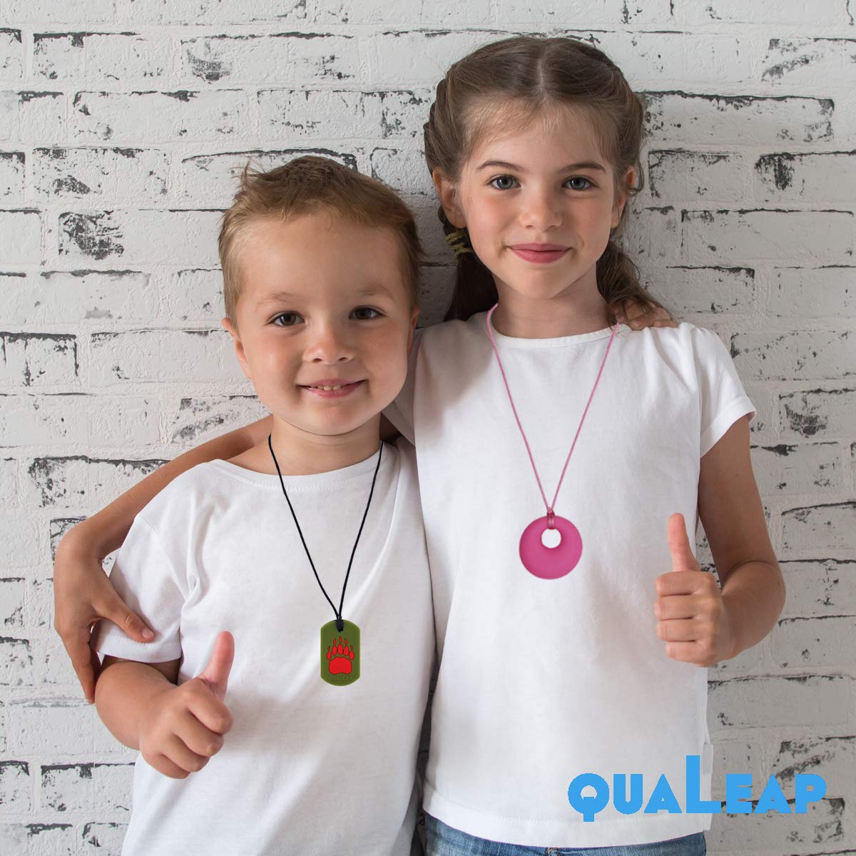 Xtra Tough Sensory Chew Necklace for Kids (3 Pack) - Sensory Oral Motor Aids Teether Toys for Autism, ADHD, Baby Nursing or Special Needs- Made for Aggressive Chewers