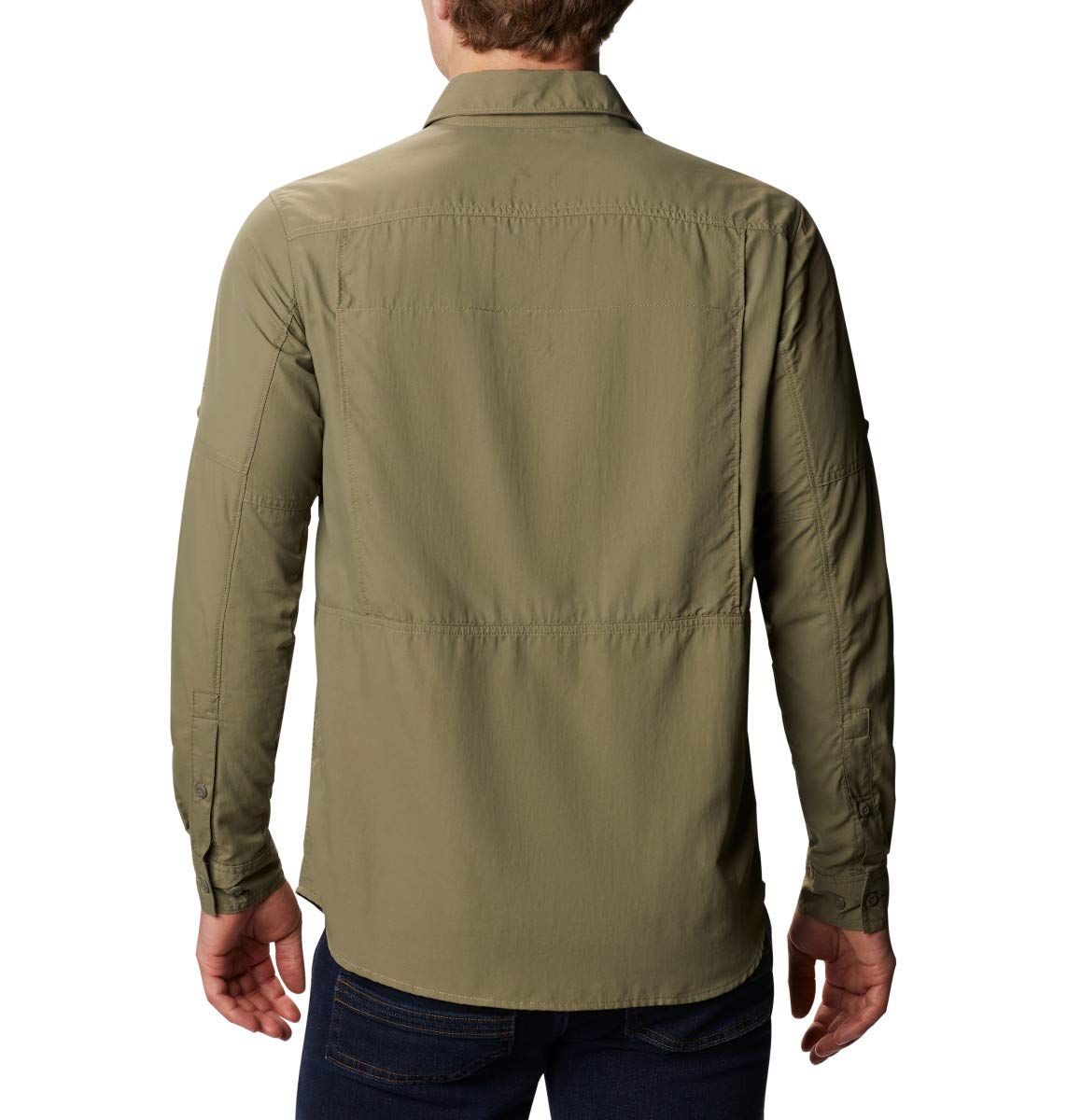 Columbia Men's Silver Ridge2.0 Long Sleeve Shirt, Stone Green, Medium