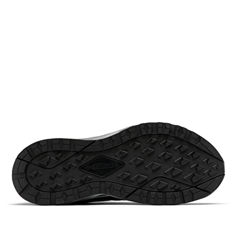 Columbia Women's Plateau Waterproof Hiking Shoe, Black/White, 5.5 Wide