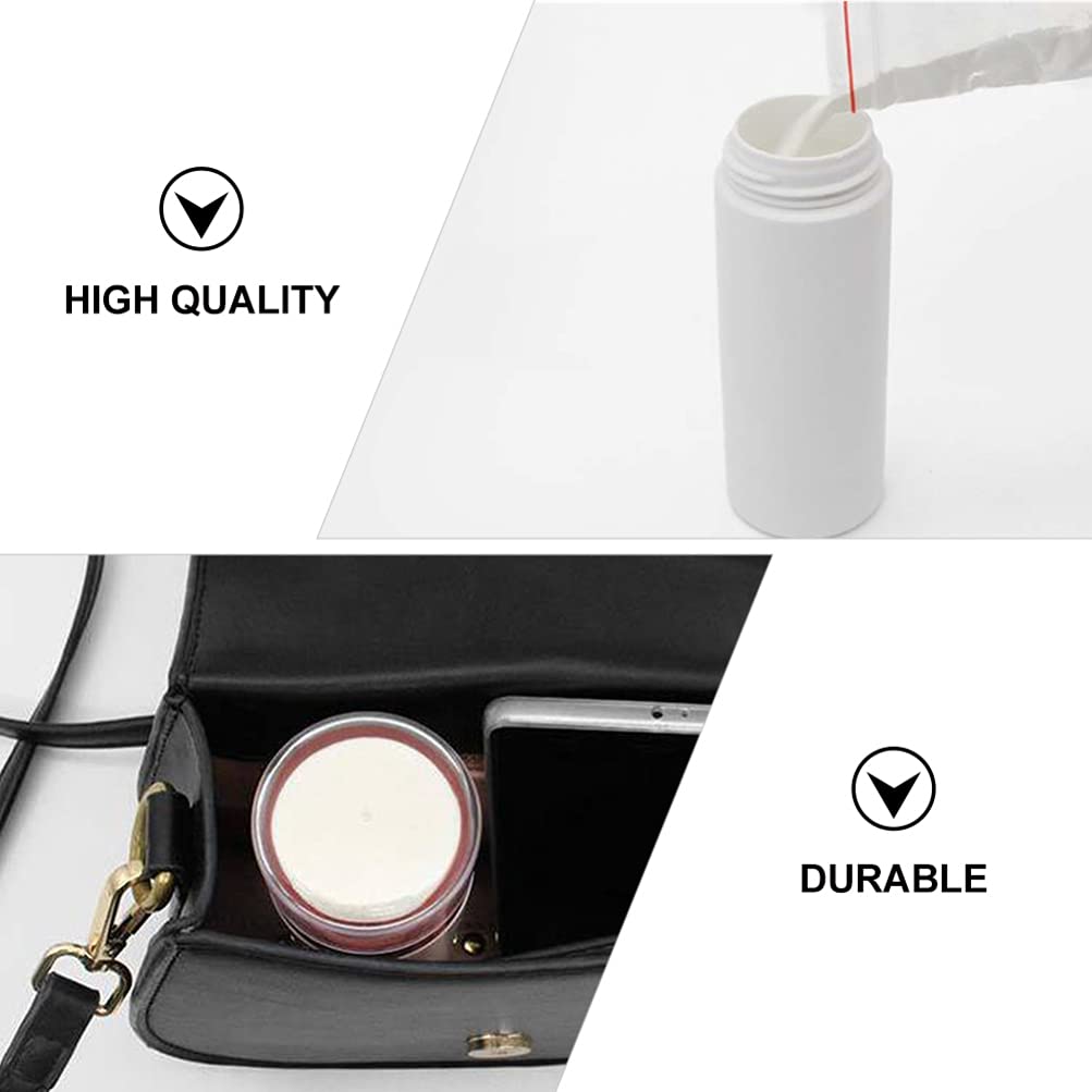 Empty Makeup Powder Container with Puff Reusable Plastic Loose Powder Case Refillable Powder Bottle Jars for Home Outdoor, 1Pc