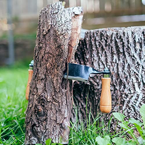 Felled Draw Shave Knife β 5in Straight Draw Knife Straight Draw Shave Tool Woodworking Debarking Hand Tool