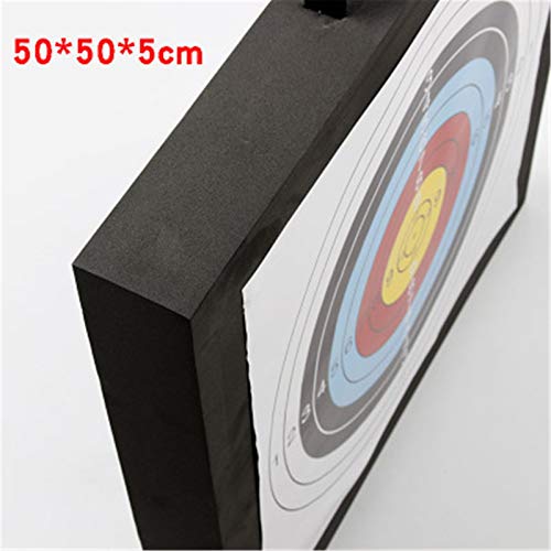 CSSIM Archery Moving Target EVA Foam Arrow Target Portable Archery Arrow Target Moving Hunting Practice Accessories for Outdoor (Black)