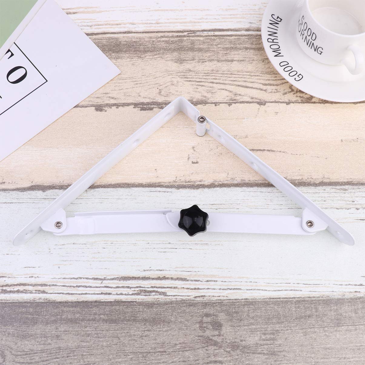 DOITOOL 2Pcs Solar Panel Tilt Mount Brackets, 0°- 90° Adjustable Solar Panel Support Frame