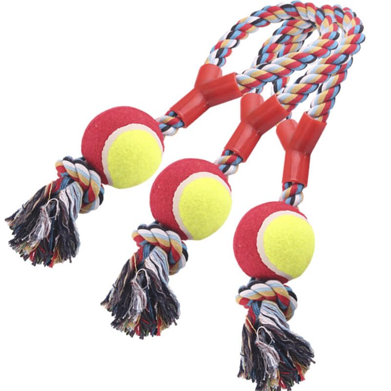 Kapmore Portable Puppy Chewing Ball - Funny Lightweight Dental Beneficial Dog Chew Toy for Interactive Training
