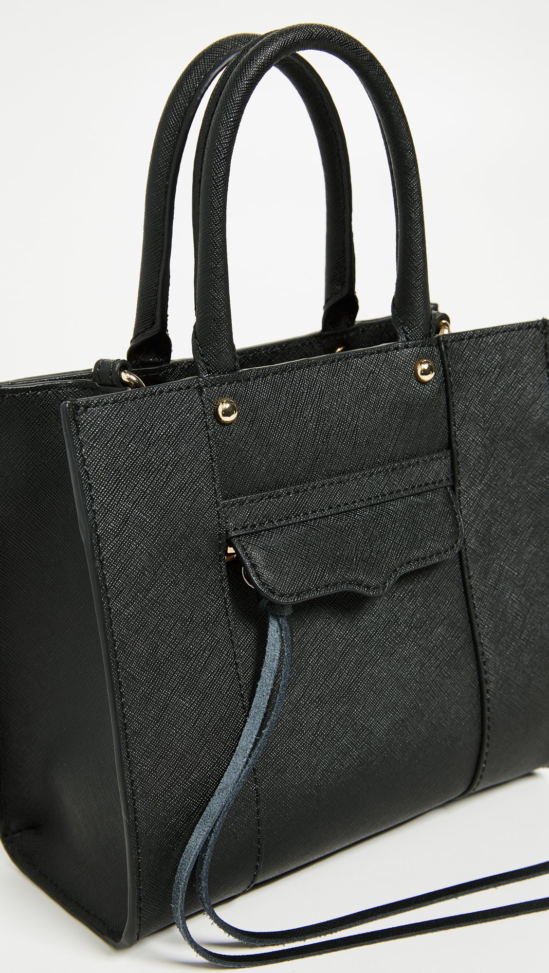 Rebecca Minkoff MAB Tote Mini Cross Body Bag,Black,One Size