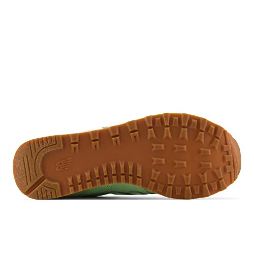 New Balance Women's 574 V2 Plant Café Sneaker, Avocado/Sea Salt/White, 7.5
