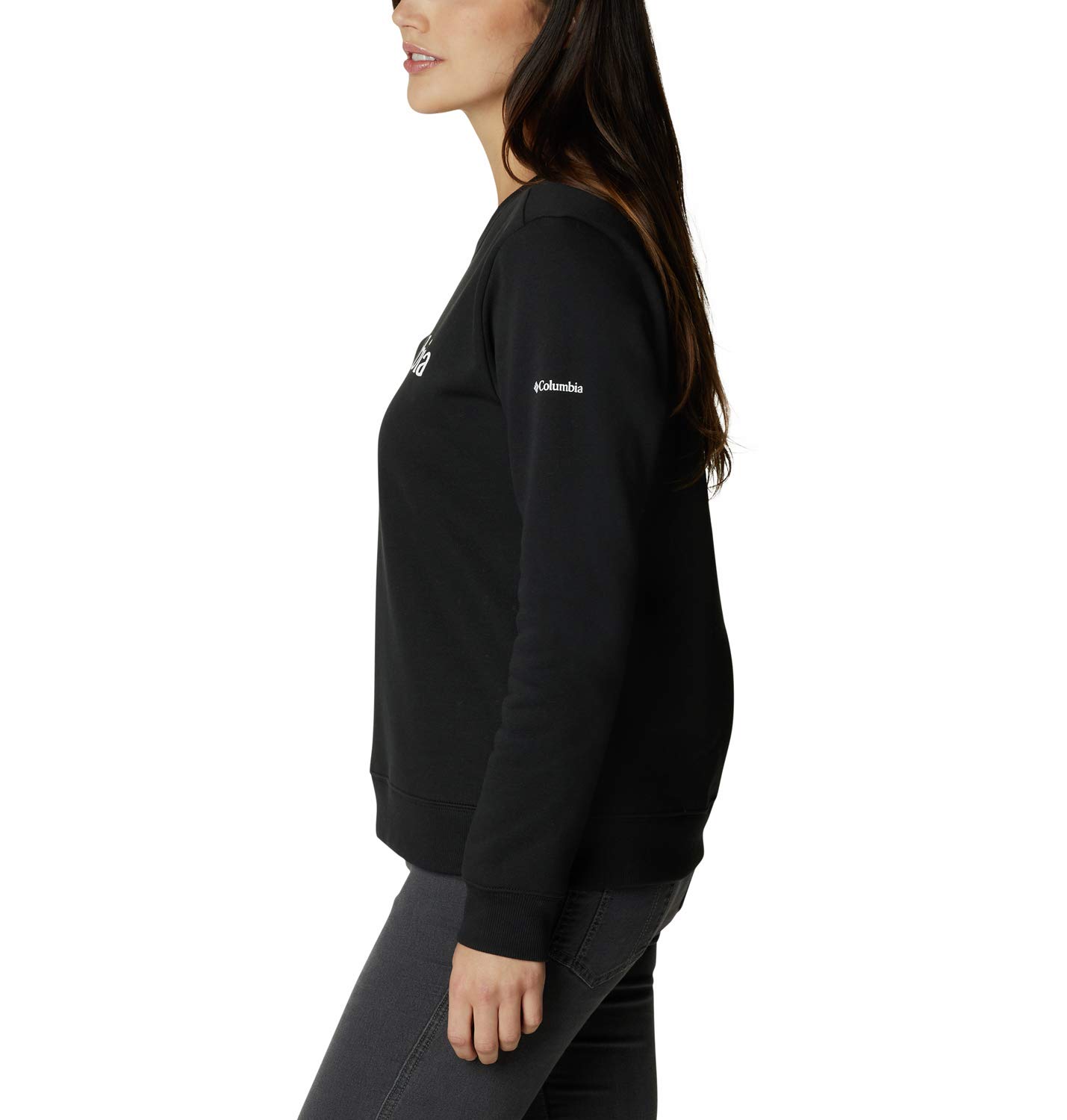 Columbia Women's Logo Crew, Black, Large