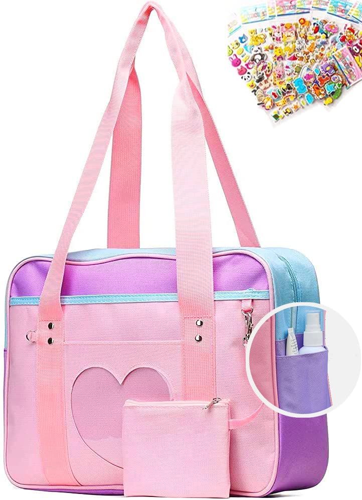 BOYOWO Japanese Bag kawaii wallet Anime Sticker tote bag ita bag crossbody kawaii stuff cute school supplies aesthetic messenger bag backpacks for woman essentials