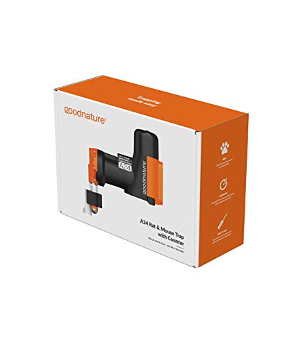 Goodnature A24 Home Outdoor Kit, Humane Rat & Mouse Trap with Digital Strike Counter, Tree Mount, Automatic Paste Pump and CO2 Canister, Pet-Friendly Mouse Trap, Best Rat Trap