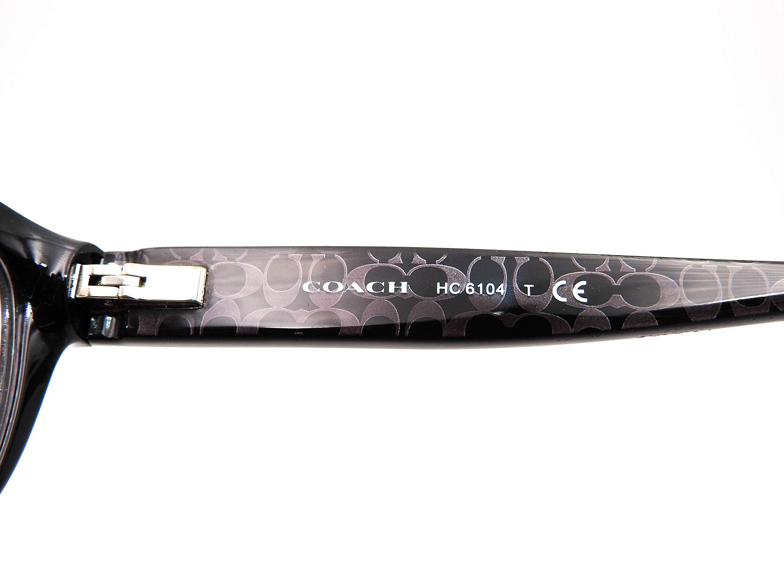Coach 0HC6104 Black/Black Gunmetal Signature C One Size