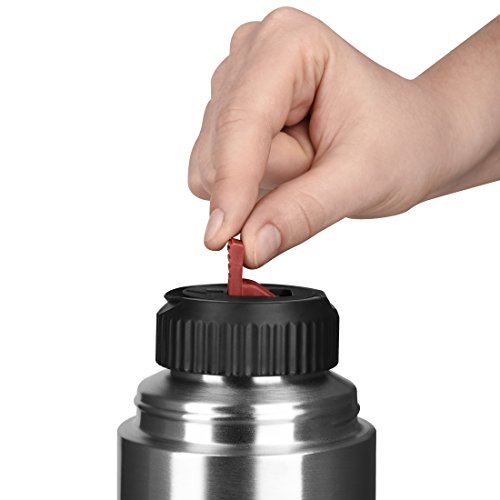 Emsa Insulated, 0.7 L Vacuum Flask Senator 23.7oz. from Stainless Steel, 700 ml, Silver