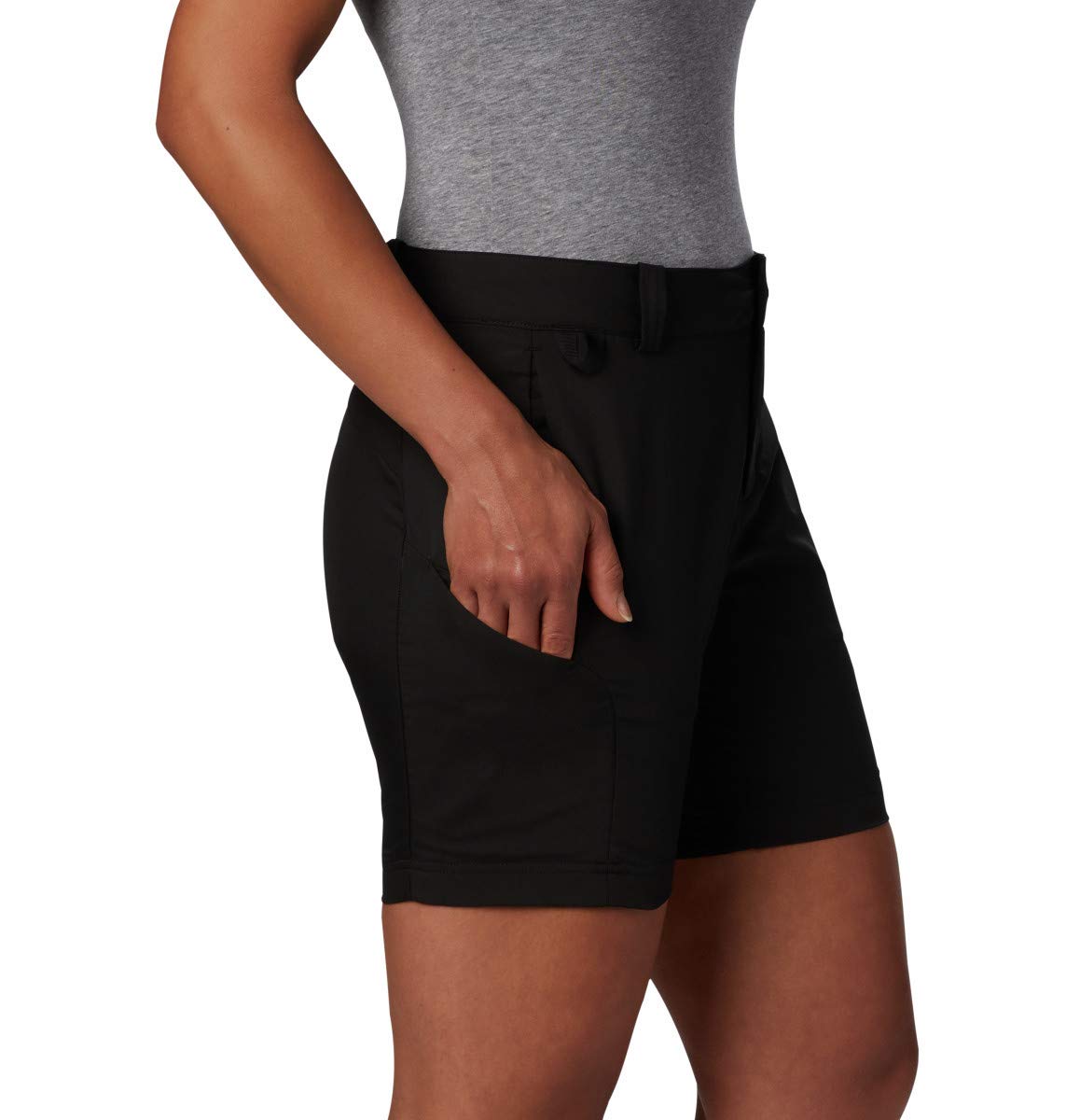 Columbia Women's Standard W PFG Buoy Water Short, Black, 6x8