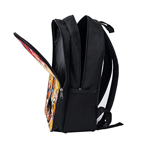 GHUNT Anime Backpack 16-Inch Double-Layer Large-Capacity, Laptop Backpack, Leisure Travel Backpack -4