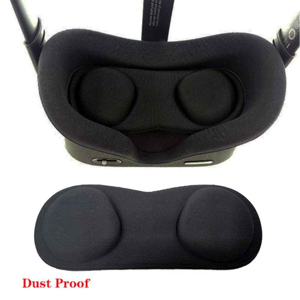 Cover Dust Replacement for Ocu-lus Quest 1/2 Accessories, 1 Pack Universal VR Lens Protective Pad Face Cover Dust Proof, Washable Protective Sleeve Virtual Reality Accessories eye mask VR Headset