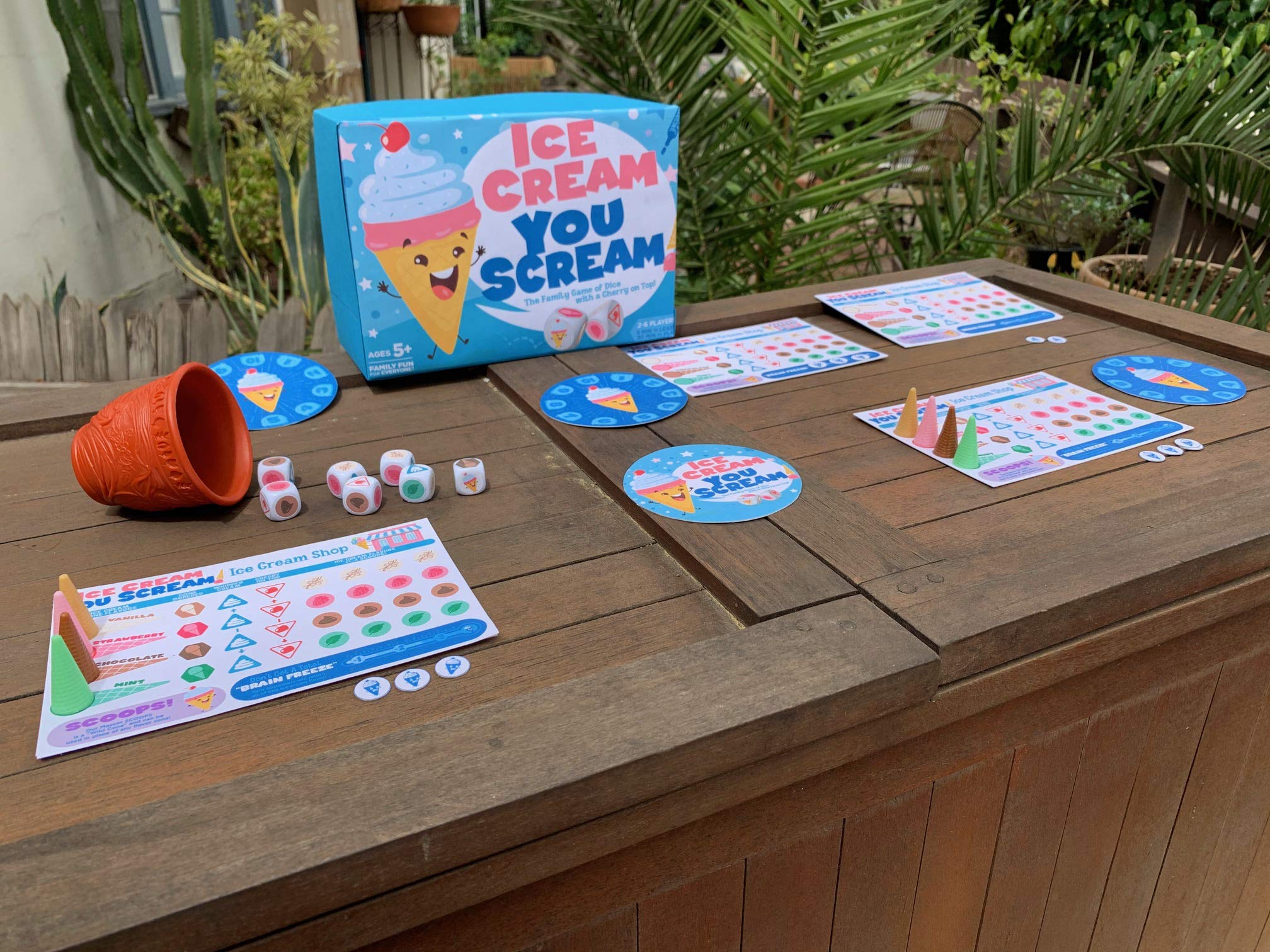 UNCORKED GAMES! Ice Cream You Scream! The Family Game of Dice! Kids Game Night, Party Game and Gift!