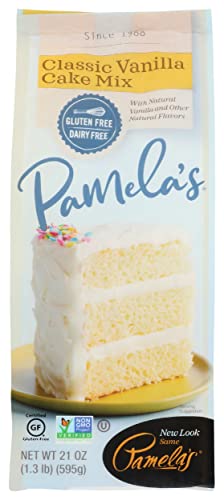 Pamelas Classic Vanilla Cake Mix, 21 oz